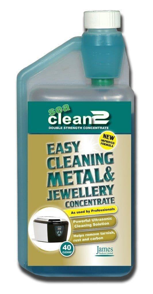 JPL Sea Clean 1 litre Ultrasonic organic Jewellery Cleaning Fluid ...