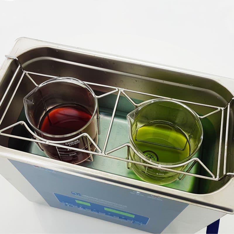 Glass beakers & basket 2 x 500ml for 6, 10, 15, 20 and 22 litre tanks ...