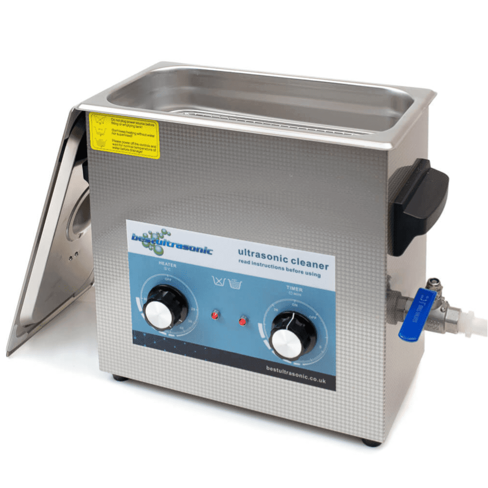 Ultrasonic Cleaner bath in Stainless Steel & dial controls (6 litre ...