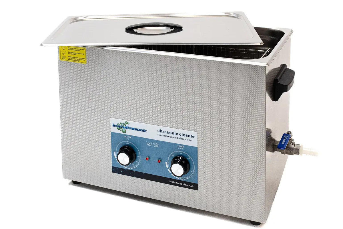 Ultrasonic Cleaner bath in stainless steel with dial adjustment (27 ...